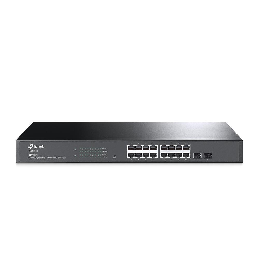 Jual TP-LINK TL-SG2218 JetStream 16-Port Gigabit Smart Switch With 2 ...