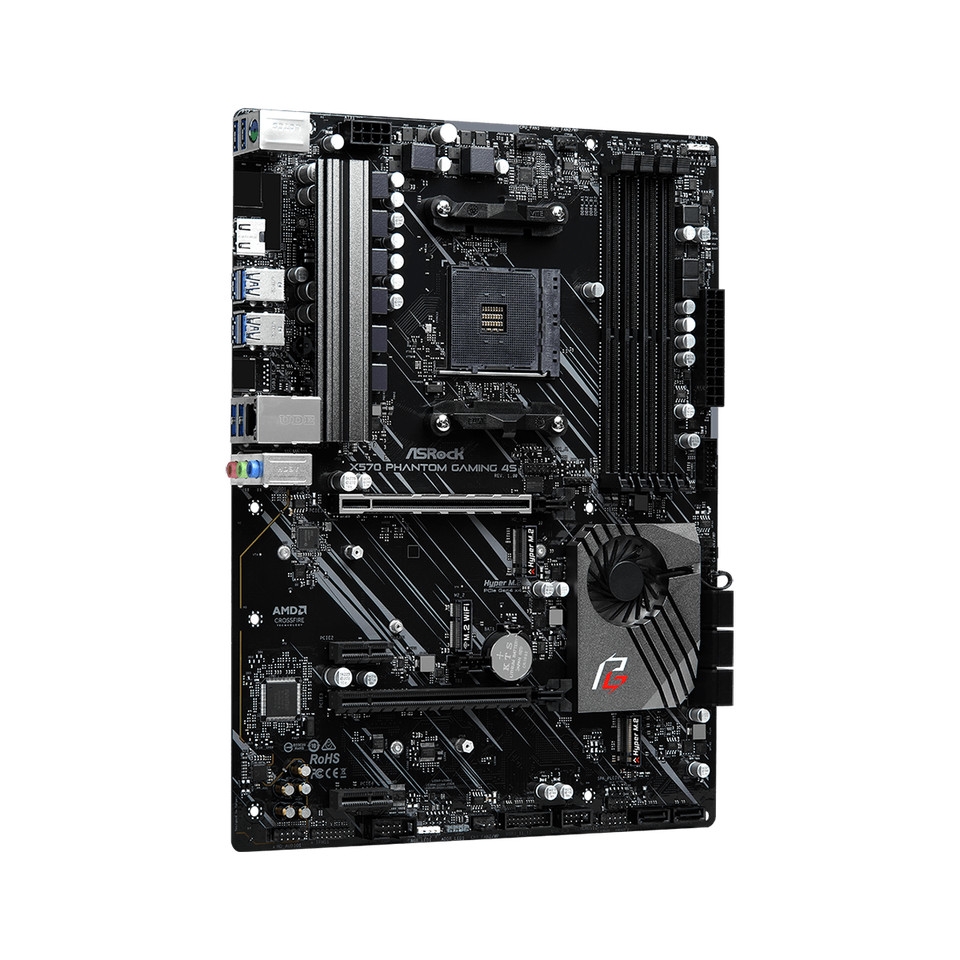 Jual ASRock X570 PHANTOM GAMING 4S motherboard AM4 AMD X570 DDR4 128GB ...