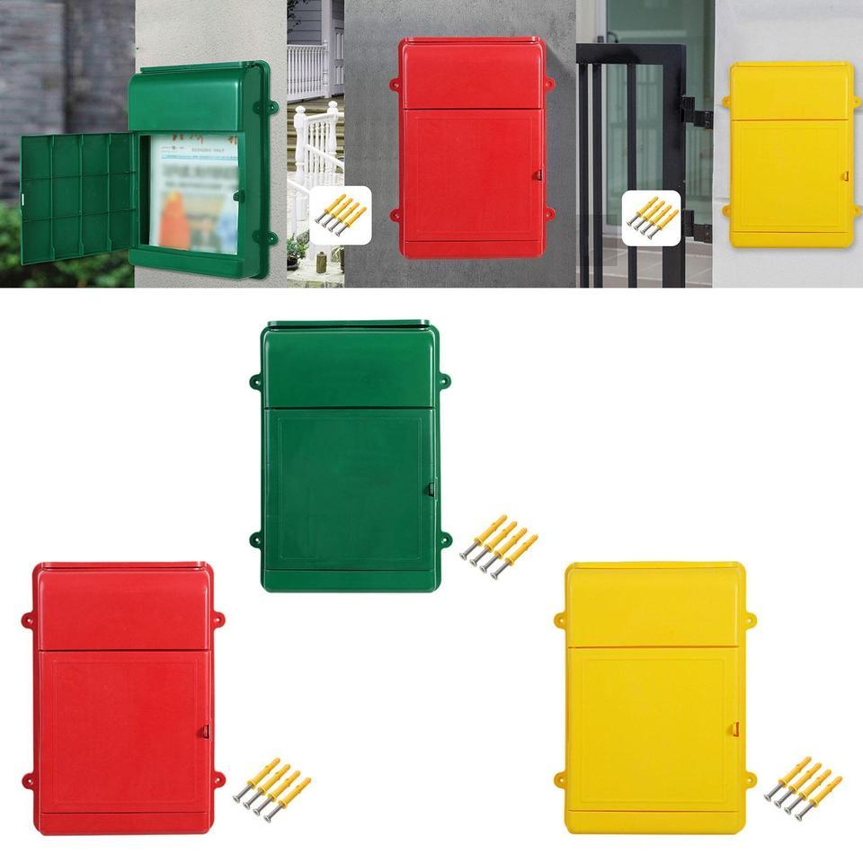 Jual Wall Hanging Mailbox Post Box Versatile Suggestion Case 345x26x7cm ...