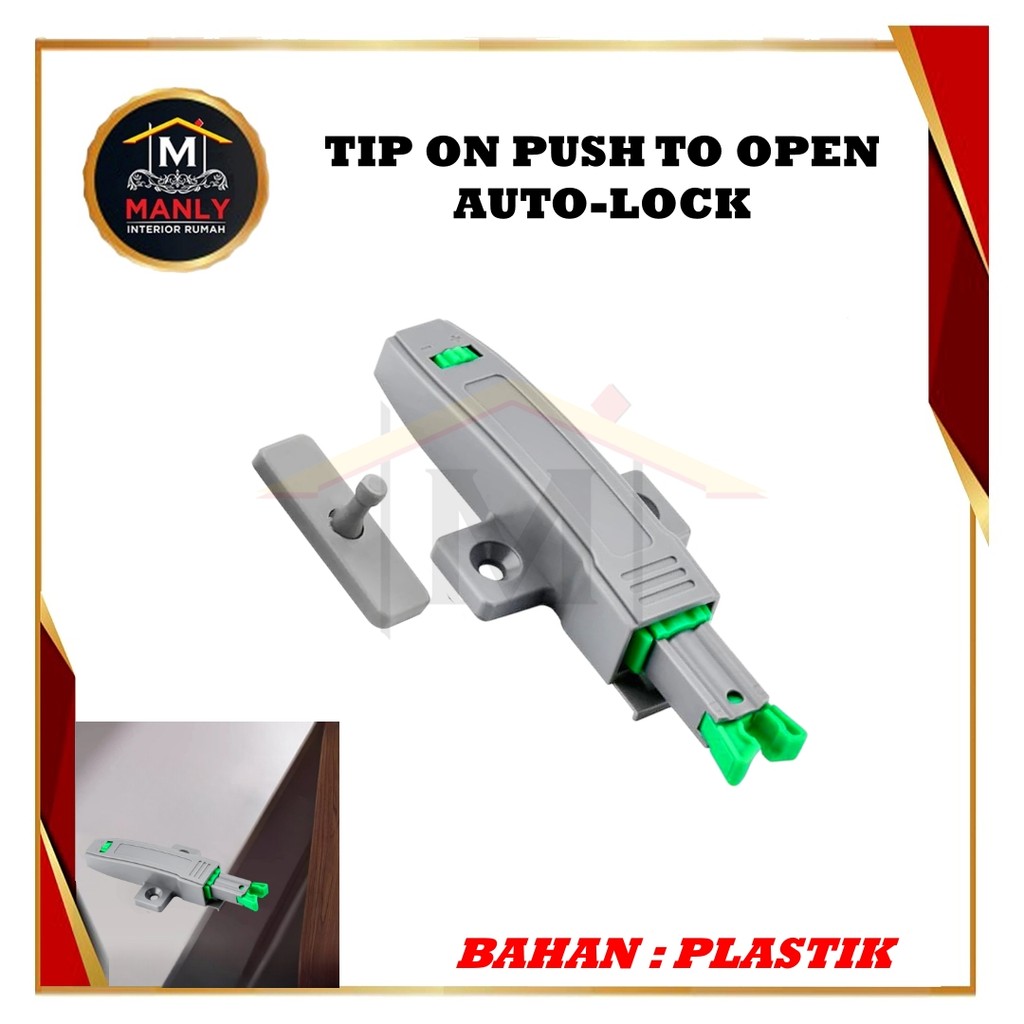 Jual Push On Penahan Pintu Lemari Auto Lock Push Open bisa Setel ...