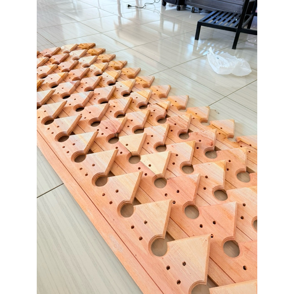 Jual Lisplang Kayu Motif Gerigi Lancip Ukuran 200cm X19cm X2cm | Shopee ...