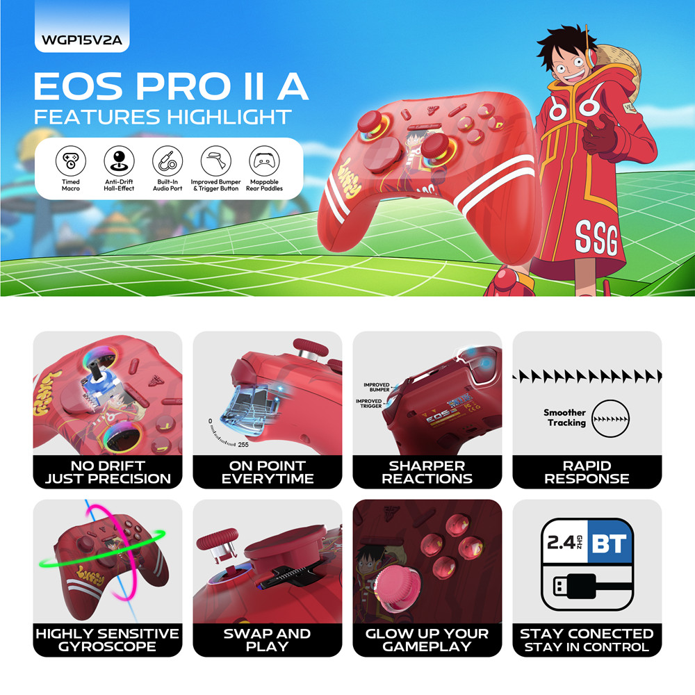 Jual FANTECH x ONEPIECE EXCLUSIVE Collaboration Gamepad EGGHEAD EOS PRO ...