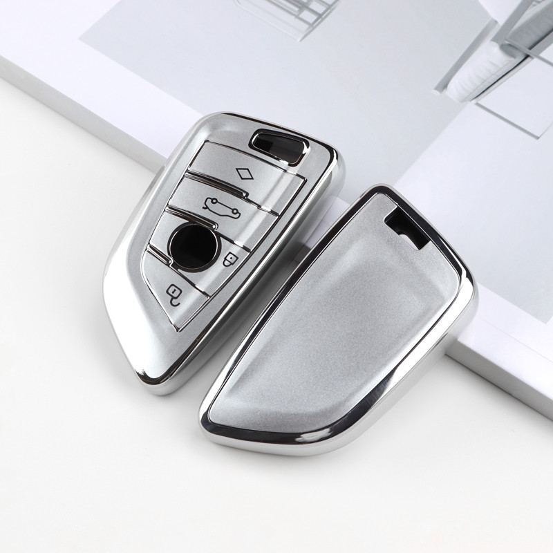 Jual TPU Car Key Cover Shell Fob Holder Case For BMW X3 X5 X6 F30 F34 ...