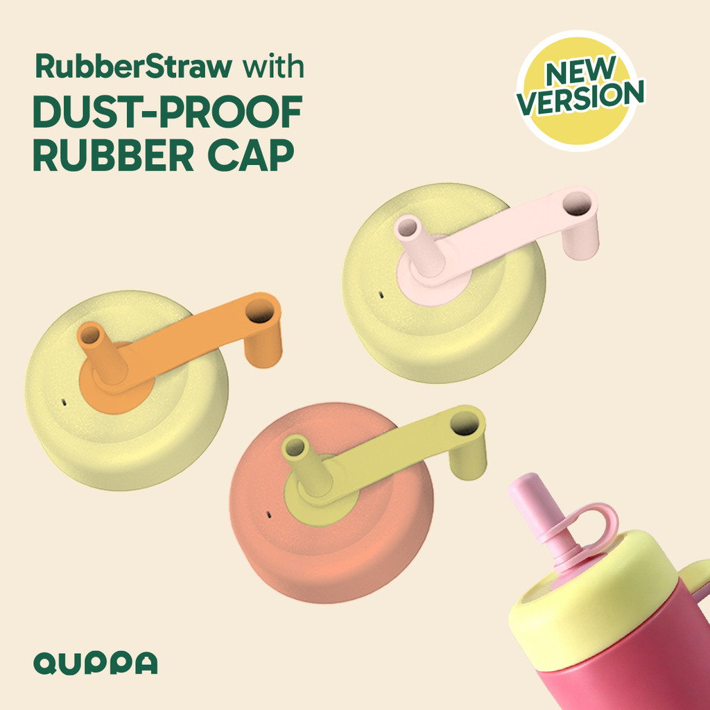 Jual Quppa Dust Proof RubberStraw Cap Lid Only | Shopee Indonesia