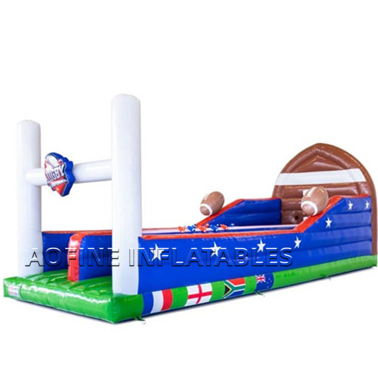 Jual custom Inflatable Bungee Run Rugby Interactive Game commercial ...