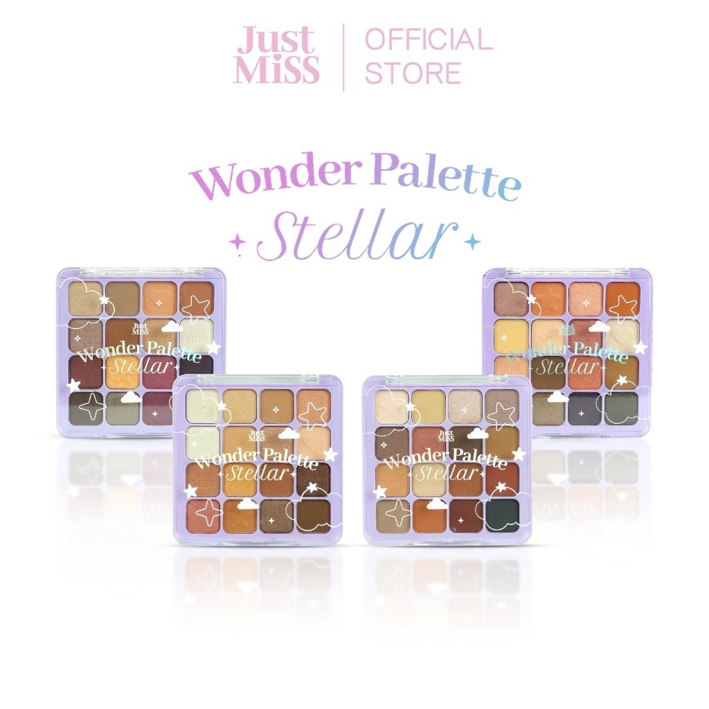 Jual JUST MISS Wonder Pallete Stellar Eye shadow 16 Warna Shimmery ...