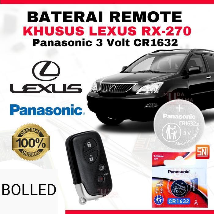 Jual Bolled Baterai Remote LEXUS RX270 - ORIGINAL PANASONIC CR1632 ...