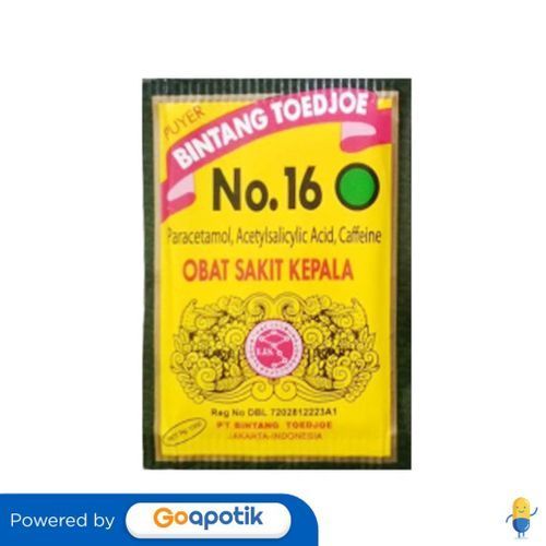 Jual Bintang Toedjoe Puyer No.16 Pack 12 Sachet | Shopee Indonesia