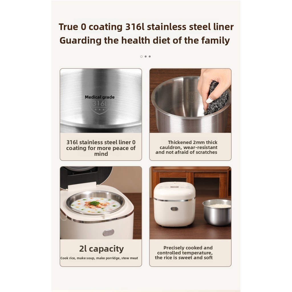 Jual Mini rice cooker household 2 liters 1 person 3 rice cookers 0 ...