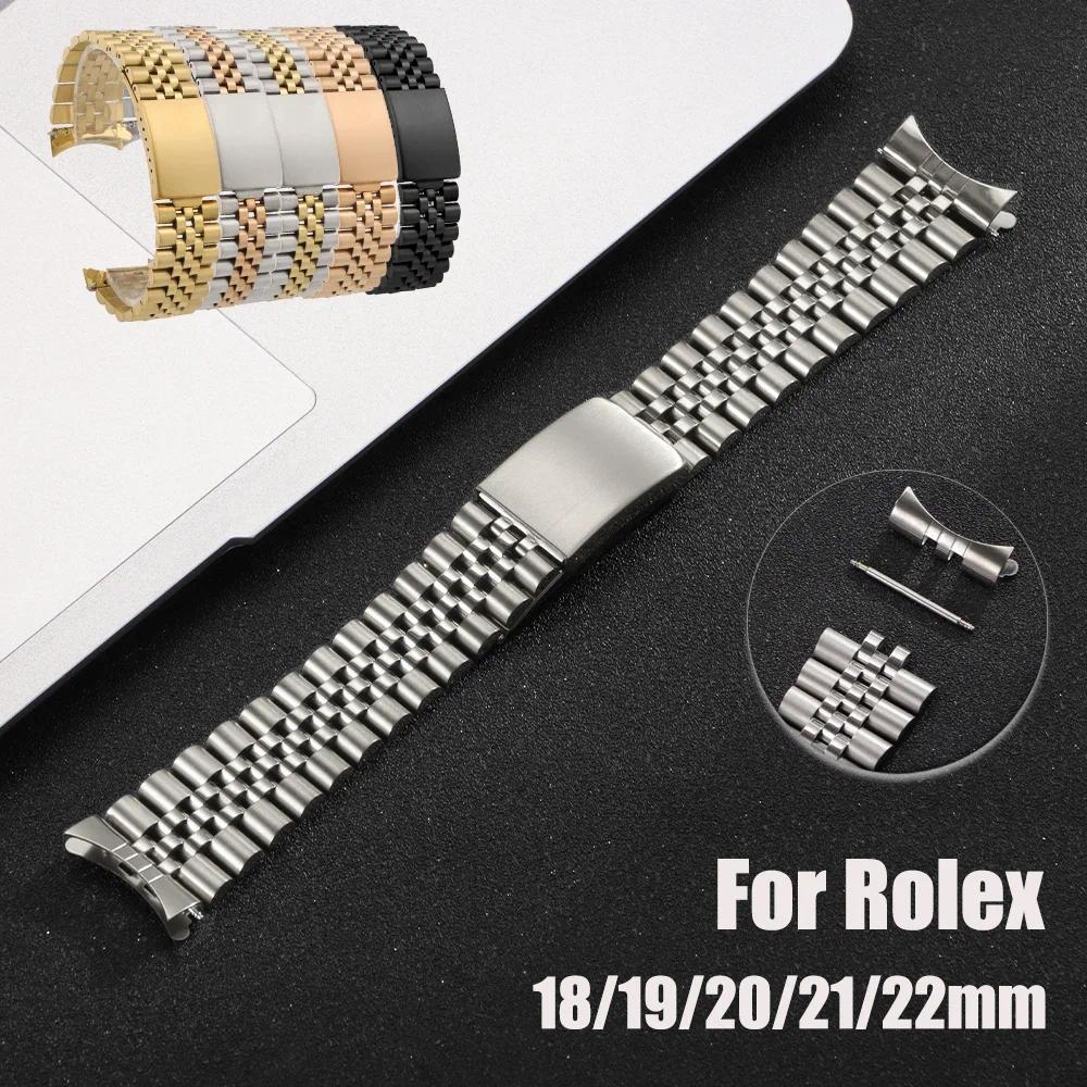 Jual 18/19/20/21/22mm Watband for Rolex DAYTONA SUBMARINER Yat ...