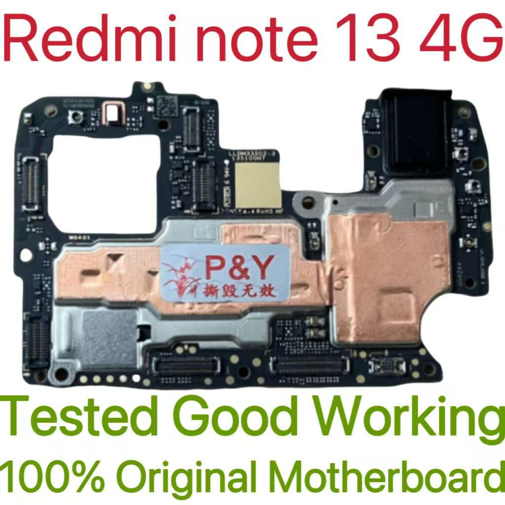 Jual Global Version Original Unlocked Motherboard for Redmi note 13 4G ...
