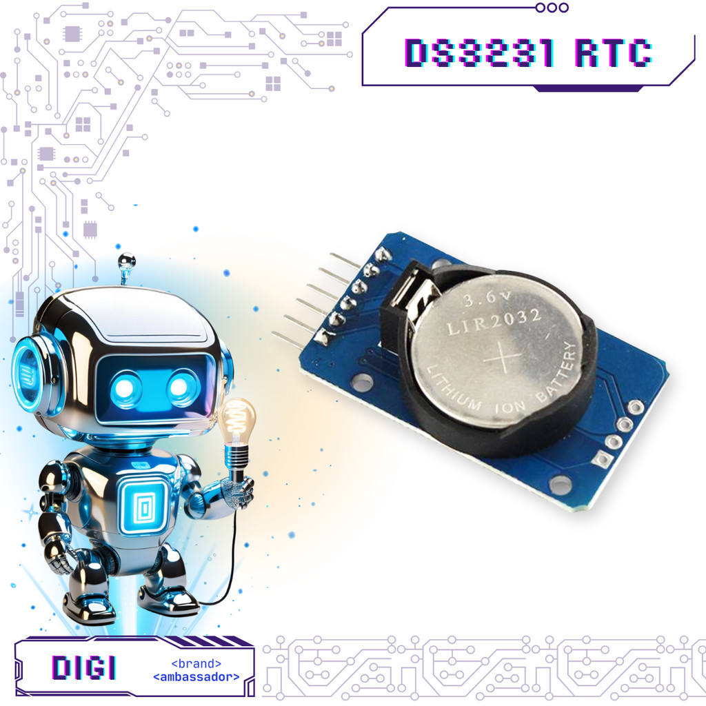 Jual DS3231 RTC with EEPROM - Modul Real Time Clock - Digibot | Shopee ...