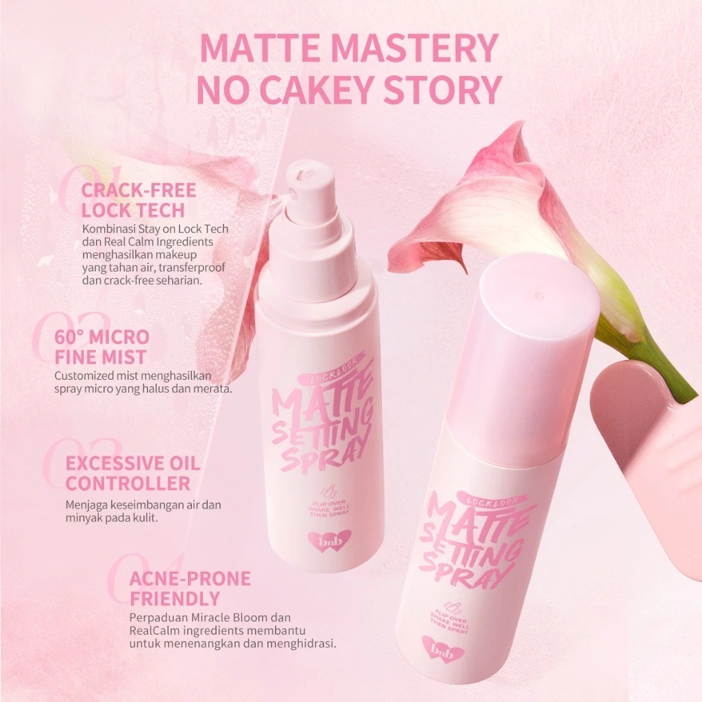 Jual BARENBLISS BNB LockLook Setting Spray | Dewy Setting Spray | Matte ...