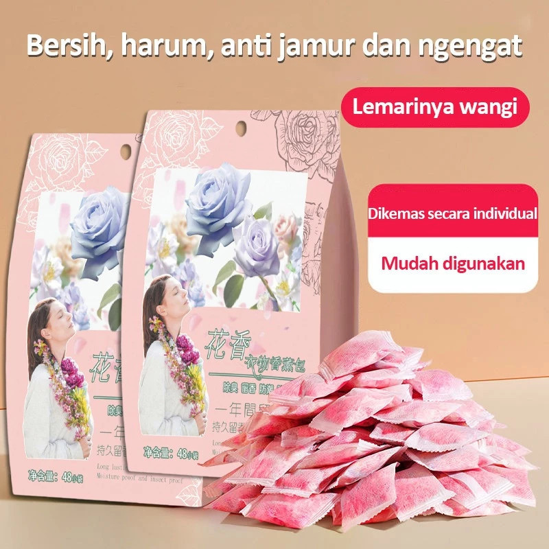 Jual 48Pcs/Pack Kamper Aroma Bunga Segar Menghiangkan Bau Penghilang ...