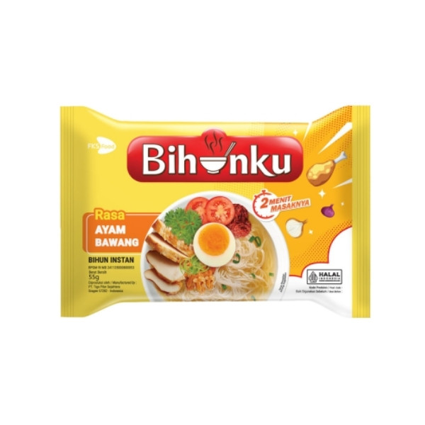 Jual BIHUNKU RASA AYAM BAWANG 55 GR | Shopee Indonesia