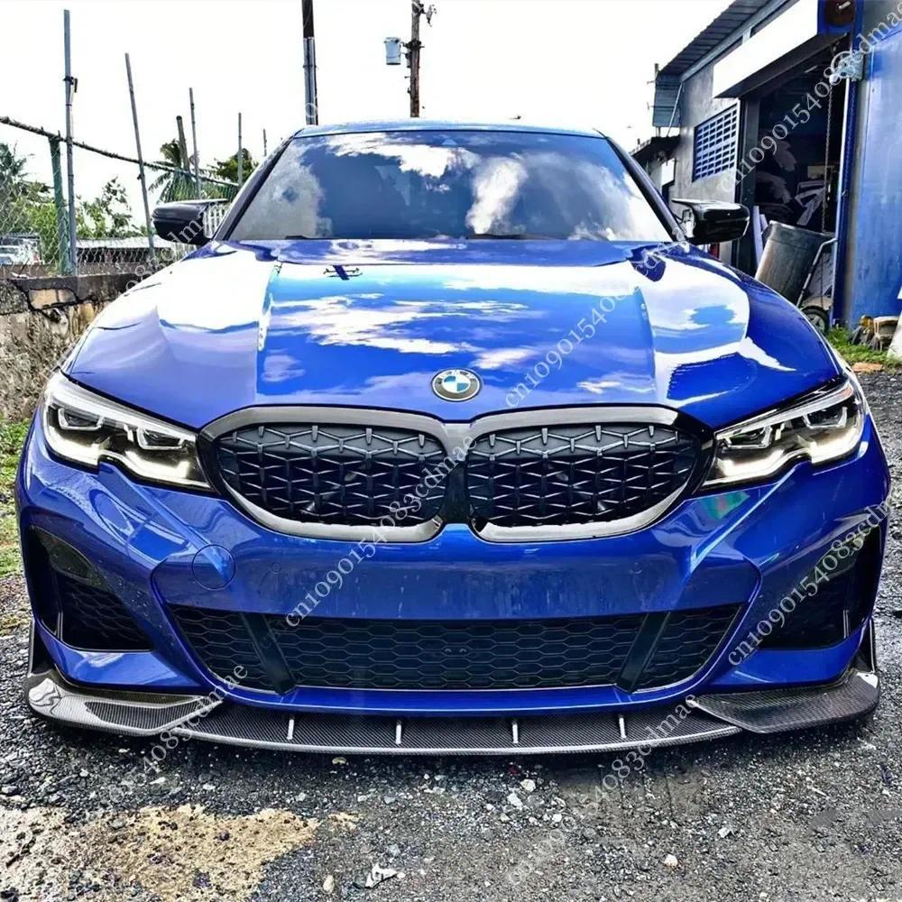 Jual Carbon Look Front Bumper Lip Spoiler Splitter ffuser Cover Canards ...