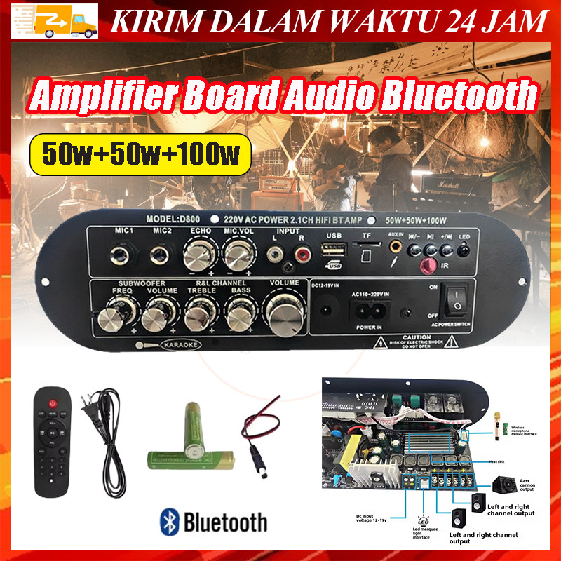 Jual D800 D900 D1000 D1500 Amplifier Board Audio Bluetooth USB FM ...