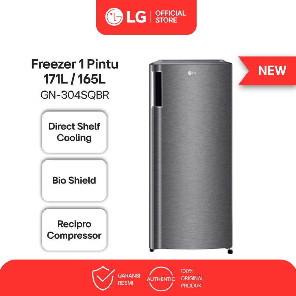 Jual LG Freezer 1 Pintu 171L / 165L - Vertical Freezer - 6 Freezer ...