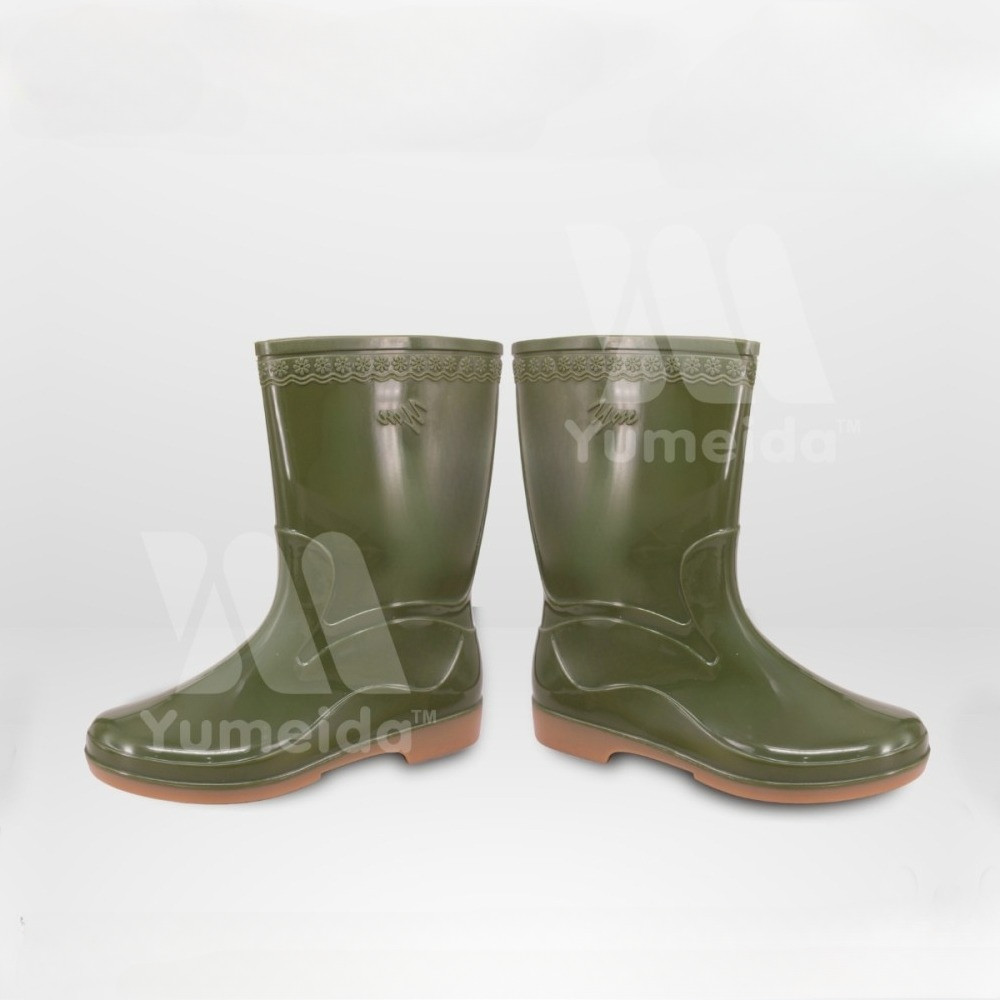 Jual [ UKURAN KECIL 36 37 38 ] Sepatu Boot Karet Setengah Betis YUMEIDA ...