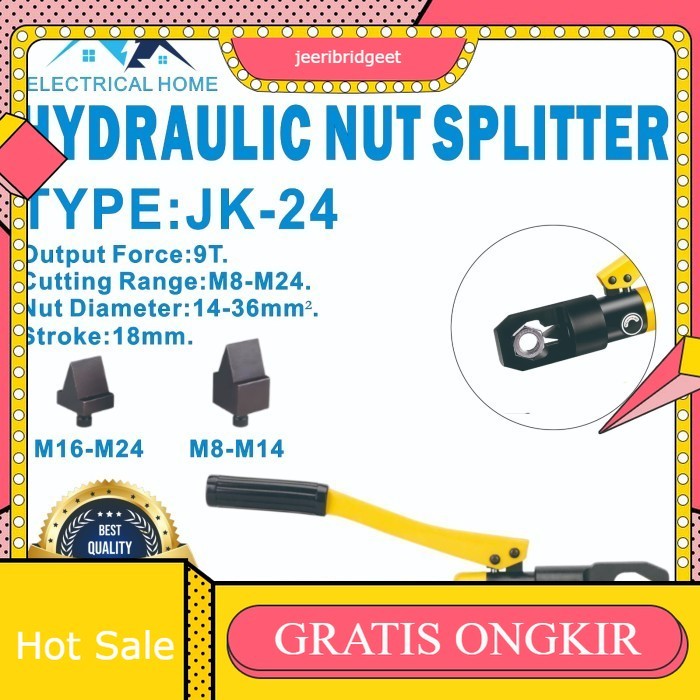 Jual Tang Hydraulic Nut Splitter JK-24 | Shopee Indonesia