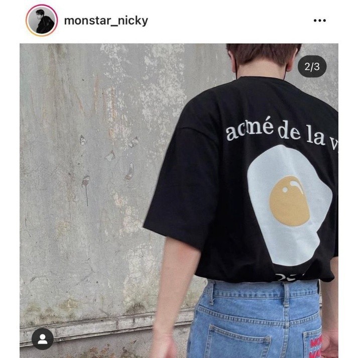 Jual ADLV Egg Acme de la vie Tshirt Oversized Mirror Baju Kaos Unisex | Shopee Indonesia