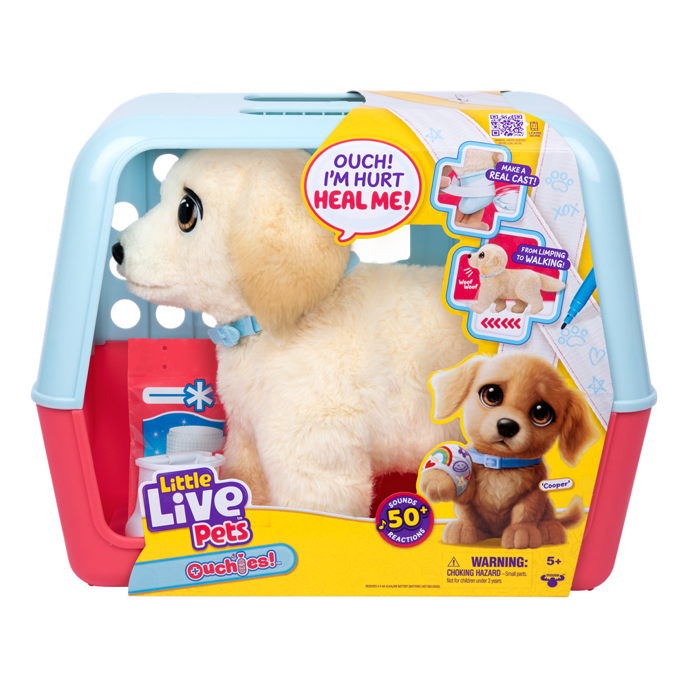 Jual Mainan Little Live Pets Ouchies Deluxe Single Pack Cooper | Shopee ...