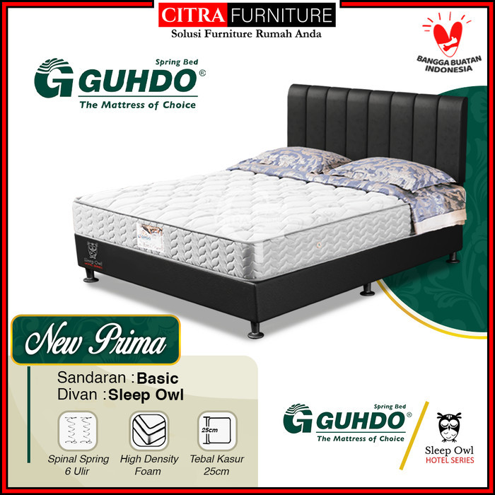 Jual Guhdo Springbed New Prima 180x200x25 - Full set | Gudho Spring bed ...