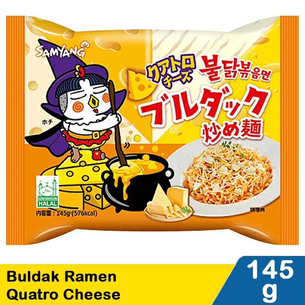 Jual SAMYANG BULDAK RAMEN QUATTRO CHEESE 145g | Shopee Indonesia