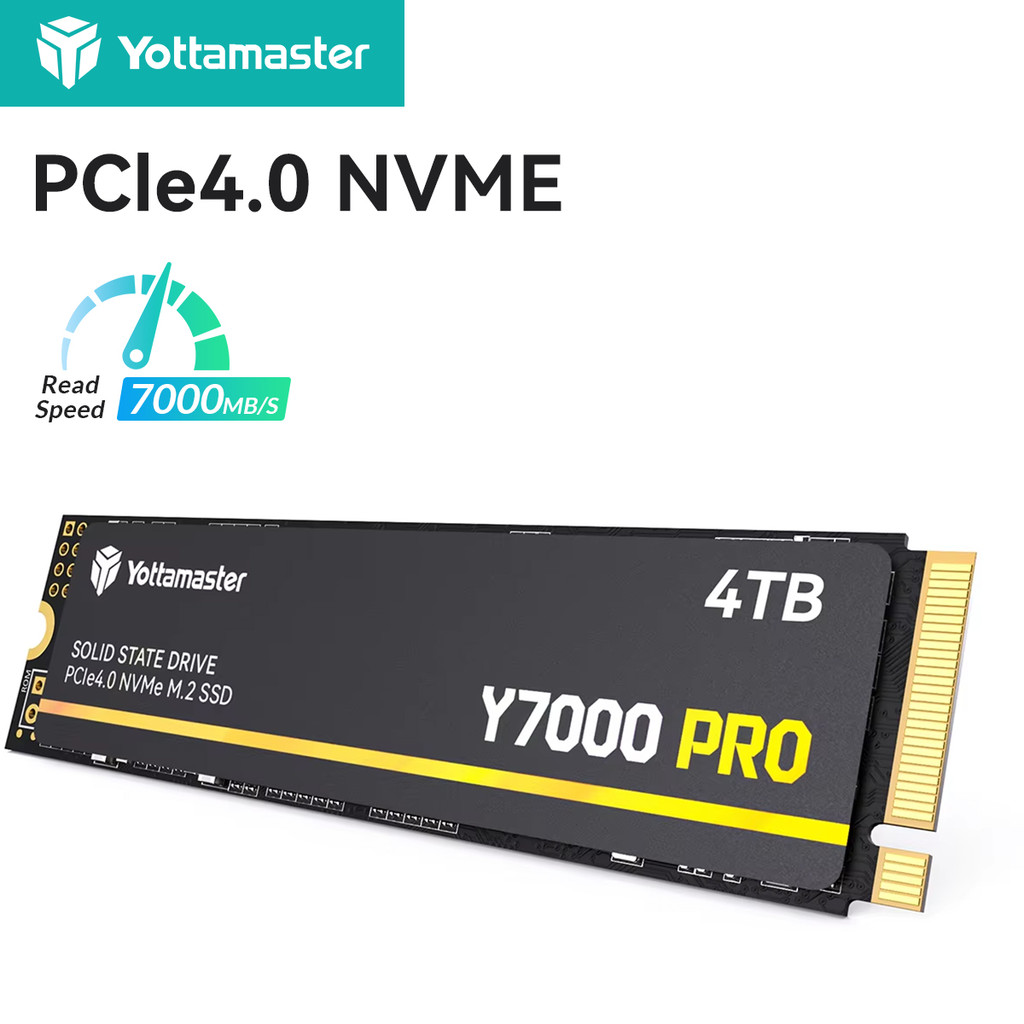 Jual Yottamaster Y7000 PRO PCIe Gen4x4 NVME 512G 1TB 2TB 4TB M.2 Solid ...