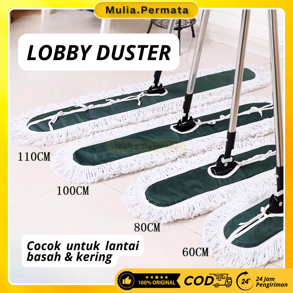 Jual lobby duster sapu lobby tangkai mop pel lobby lantai masjid pel ...