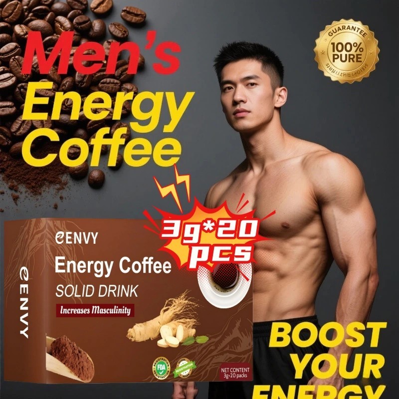 Jual ENVY Energy Coffee Minuman Kopi Gingseng Stamina Coffee Supports ...