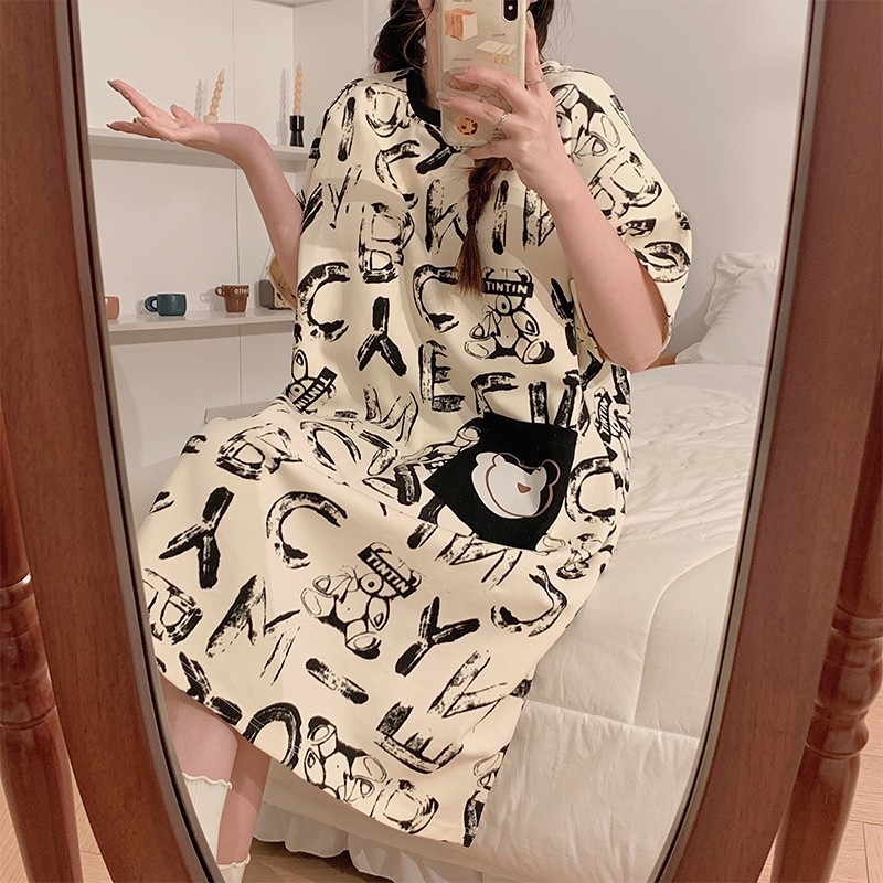 Jual Kpeg Shop Nightwear for women with high looks and short sleeves ...