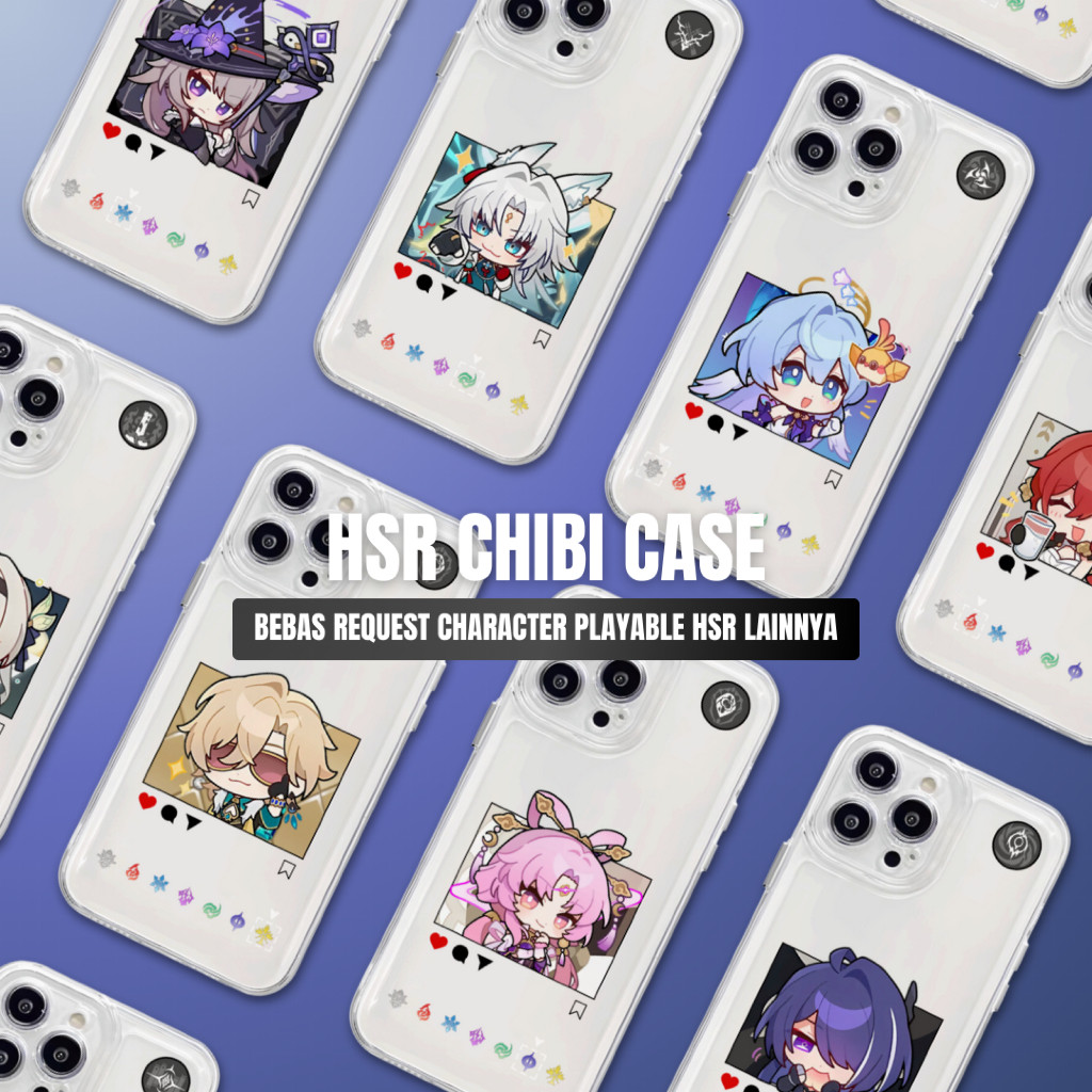 Jual HSR HONKAI STAR RAIL CHIBI SOFTCASE PREMIUM TRANSPARAN CASE IPHONE ...