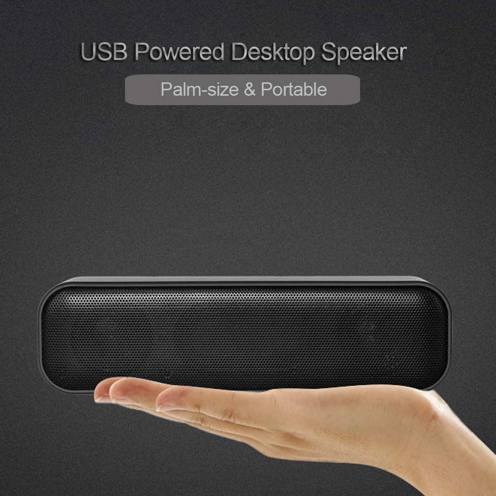 Jual HK-5008 USB Powered Soundbar Desktop Speaker Wired Computer Sound ...
