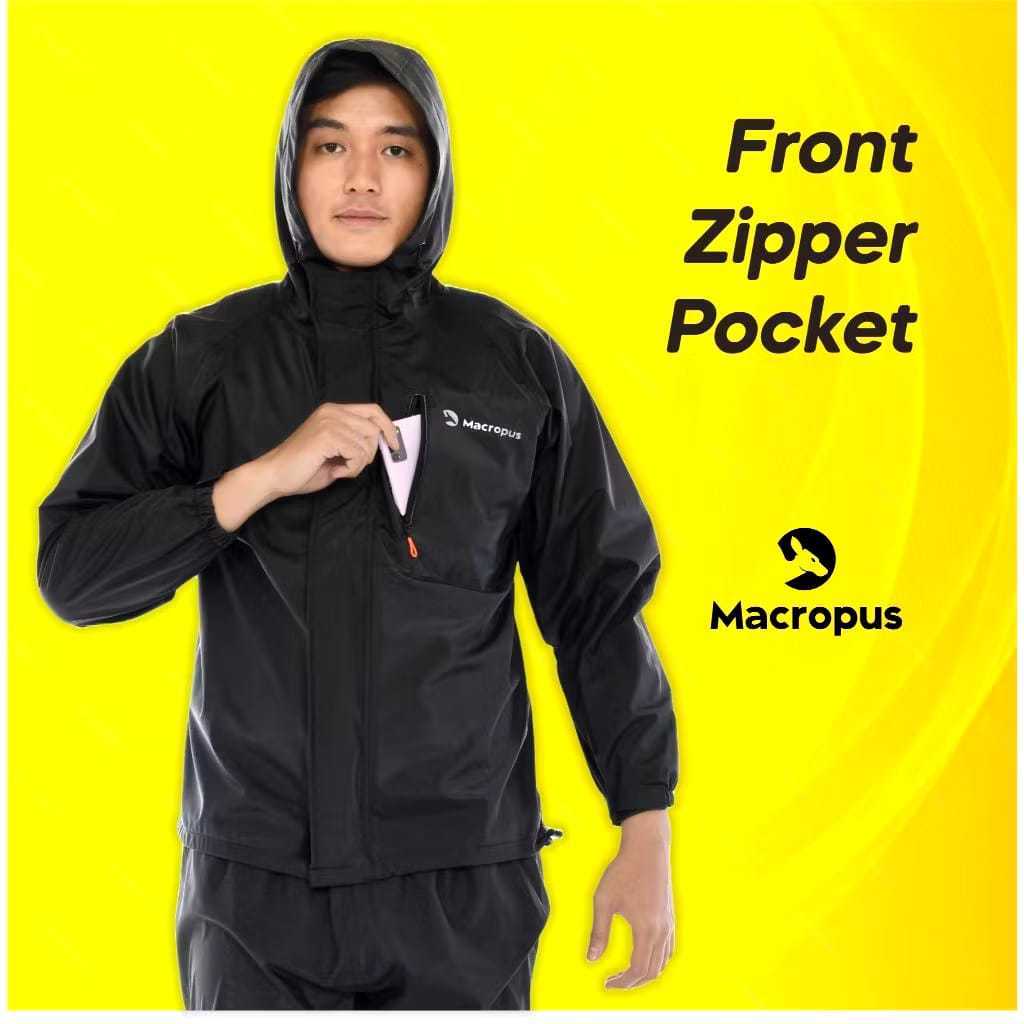Jual MACROPUS Turtle Raincoat Bacpack Bag Space Premium Original Jas ...