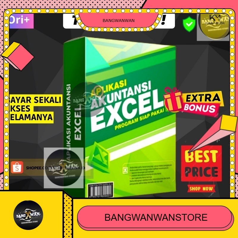 Jual APLIKASI AKUNTANSI EXCEL LENGKAP Program Siap Pakai Template ...