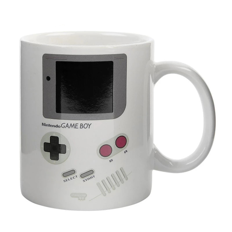Jual Funny Heat Sensitive Game Mugs,Ceramic Boy Mug Home Office White ...