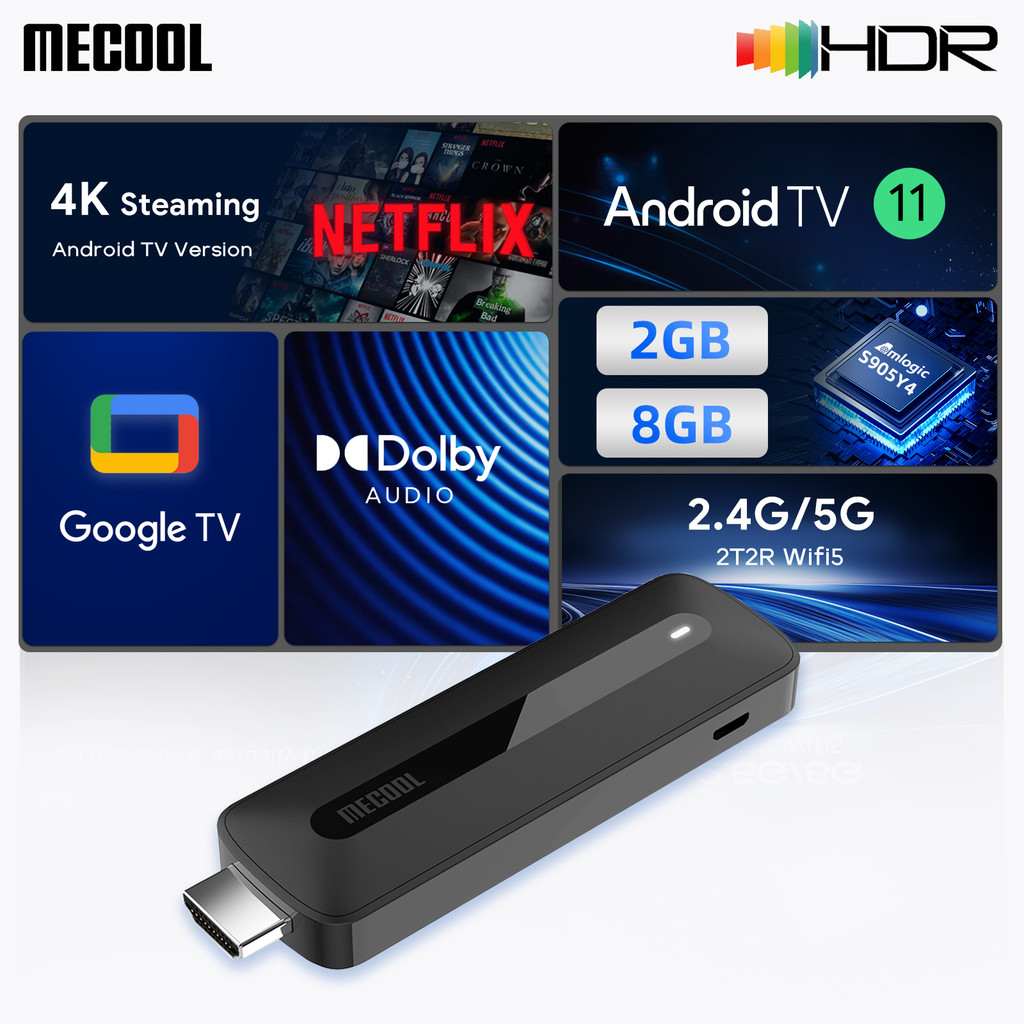 Jual MECOOL KD3 Android 11 TV Stick with Netflix 4K Certified Dolby Auo ...