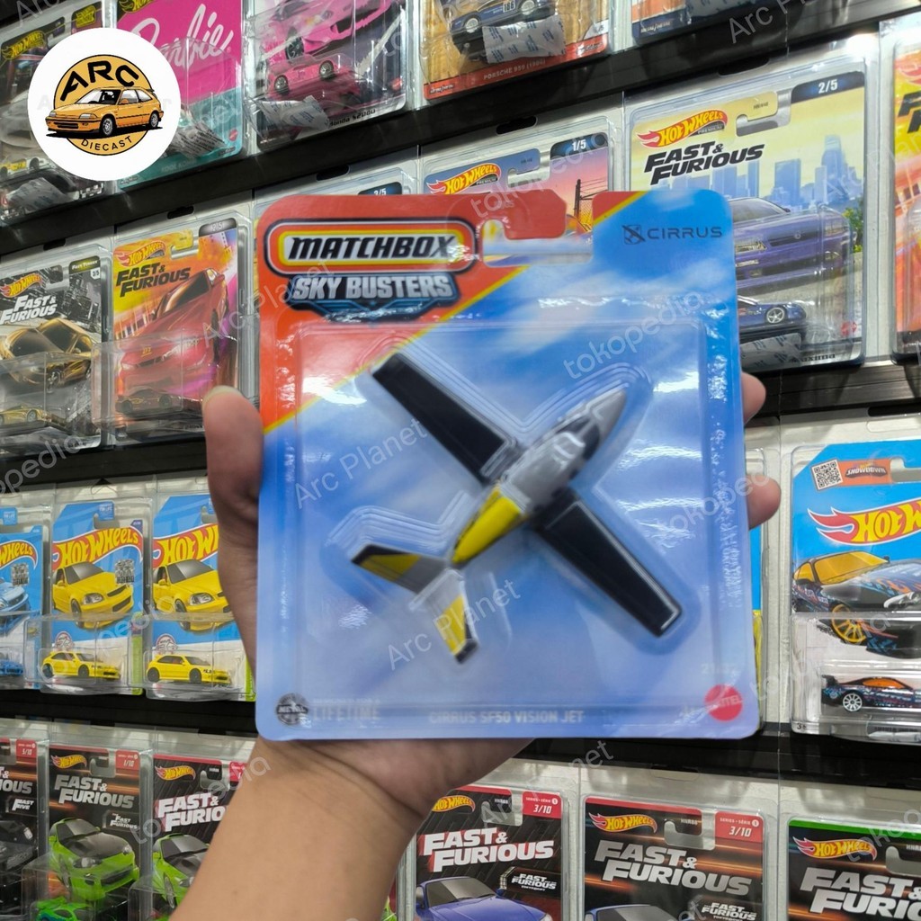Jual Matchbox Sky Busters 2025 Cirrus SF50 Vision Jet | Shopee Indonesia
