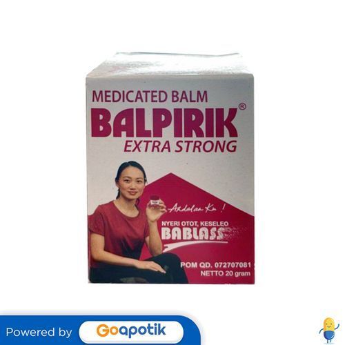 Jual Balpirik Balsem Gosok Extra Kuat Merah 20 Gram | Shopee Indonesia