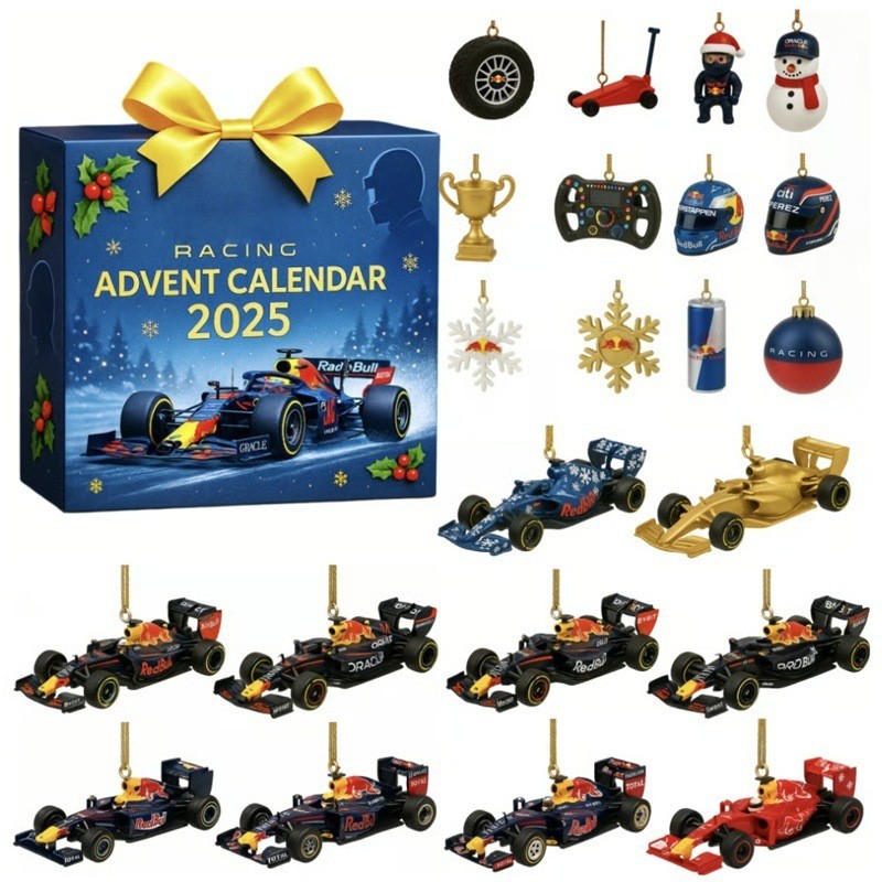 Jual In Stock F1 Advent Calendar2025 Christmas Gift Racing Themed Blind ...