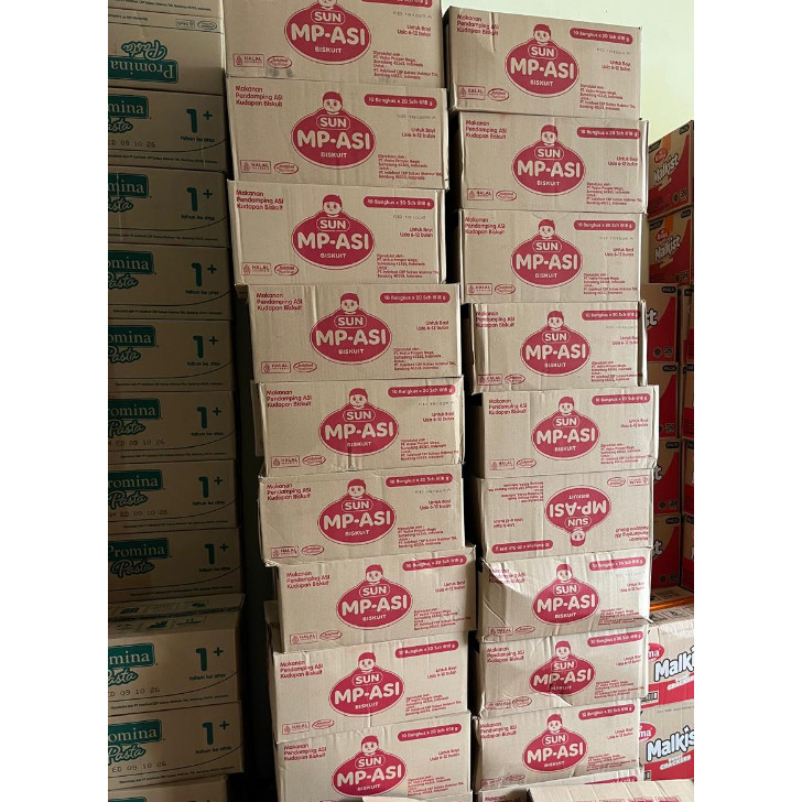 Jual SUN Biskuit MPASI DUS Renceng Isi 200 Sachet 18g KARTON Biskuit ...