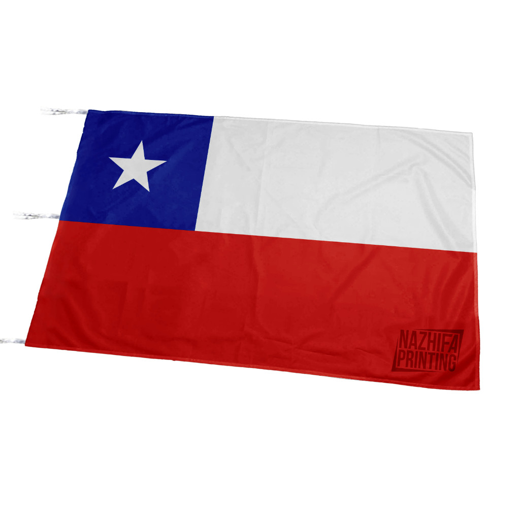 Jual Bendera Chili / Chile / Cili (Bendera Negara) - Ukuran Lengkap ...