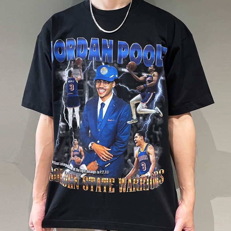 Jual Jordan Poole Oversize T Shirt for Men American Basketball NBA ...