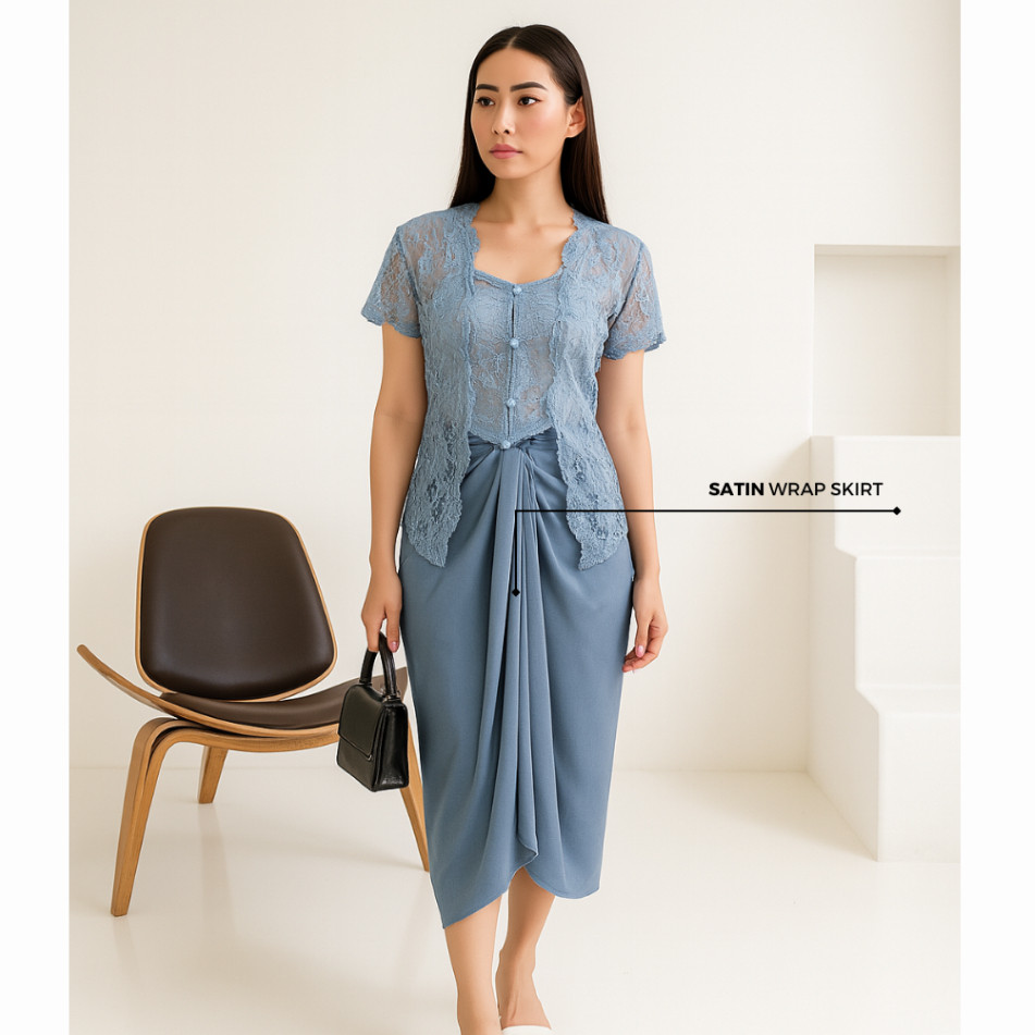 Jual Nonara Setelan Kebaya Hagia Kutubaru Brukat Modern Premium Outer ...