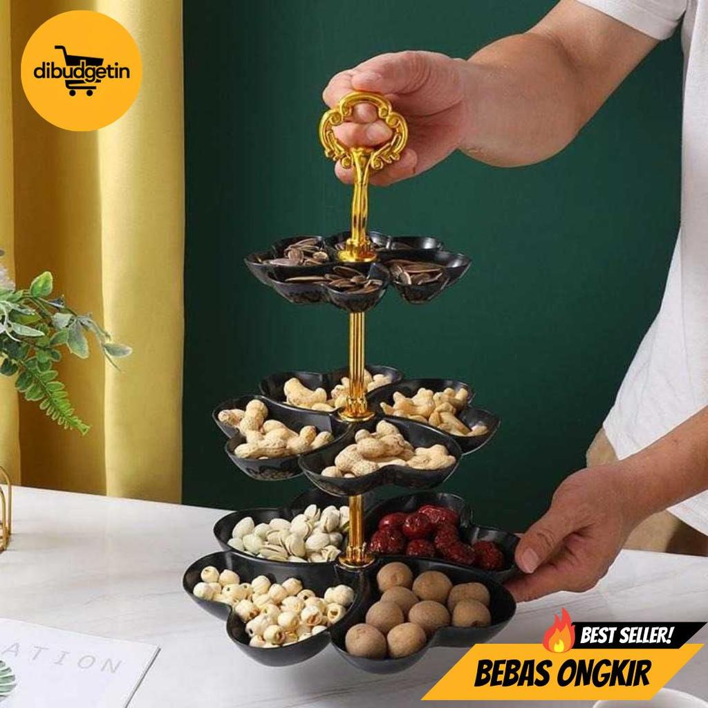 Jual Rak Kue Susun 3 Tingkat Plate Christmas Dessert Rack Cake - AXOX ...