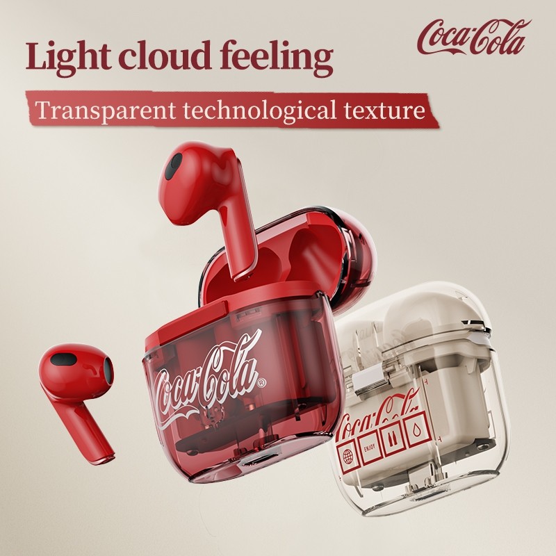 Jual Original Headset Coca-Cola T36S Retro Transparan - Ringan 3.9g ...