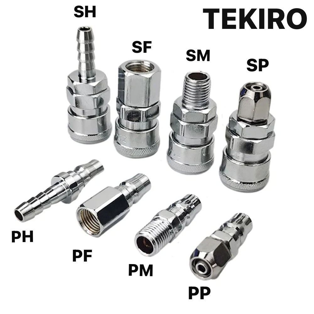 Jual PAKET LENGKAP [ORIGINAL TEKIRO] Quick Coupler Connector Angin ...