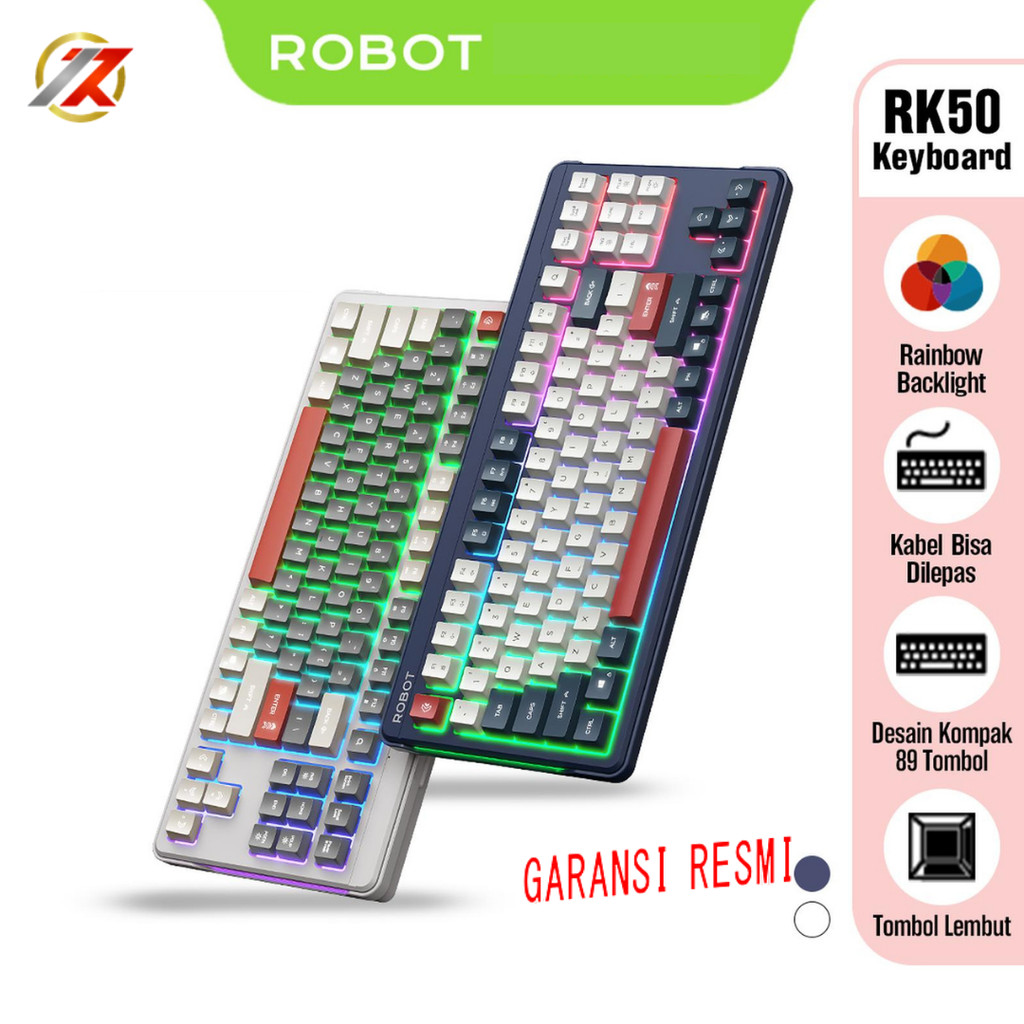 Jual Keyboard ROBOT RK50 MEMBRANE GAMING KEYBOARD 89KEY | Shopee Indonesia