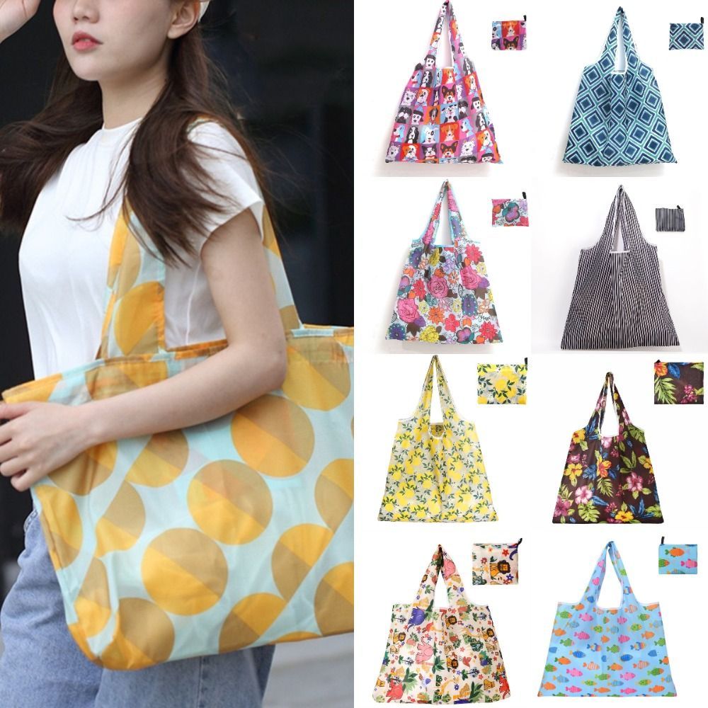 Jual Fashion Large Capacity Fog Shopping Bag Washable Portable Recycle ...